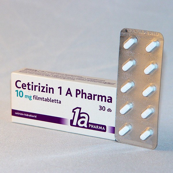 CETIRIZIN 1a Pharma 10 mg filmtabletta